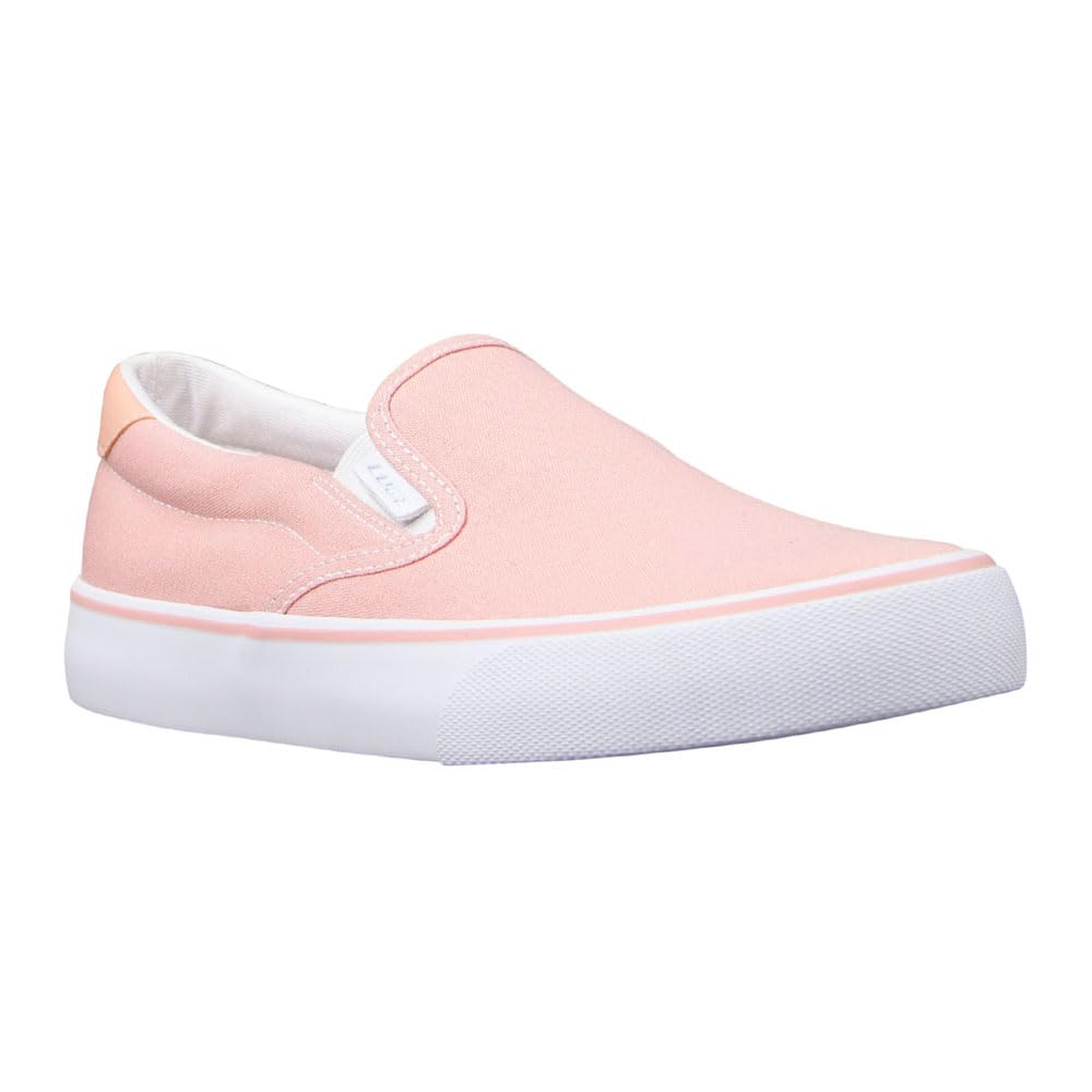 Lugz Women's Clipper Classic Slip-on Fashion Sneaker, Pink/White, 7, M