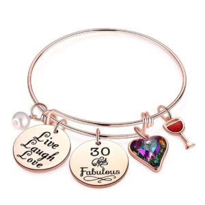 ursteel 30th birthday gifts for women, 30 birthday gifts for women friends female best friend sister turning 30 yr old birthday gifts happy 30th birthday