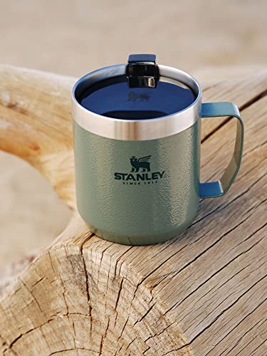 Stanley Classic Legendary Vacuum Insulated Tumbler-Stainless Steel Camp Mug, 1 Count (Pack of 1), Hammertone Green,354 milliliters