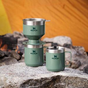 Stanley Classic Legendary Vacuum Insulated Tumbler-Stainless Steel Camp Mug, 1 Count (Pack of 1), Hammertone Green,354 milliliters