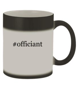 knick knack gifts #officiant - 11oz hashtag magic color changing mug, matte black