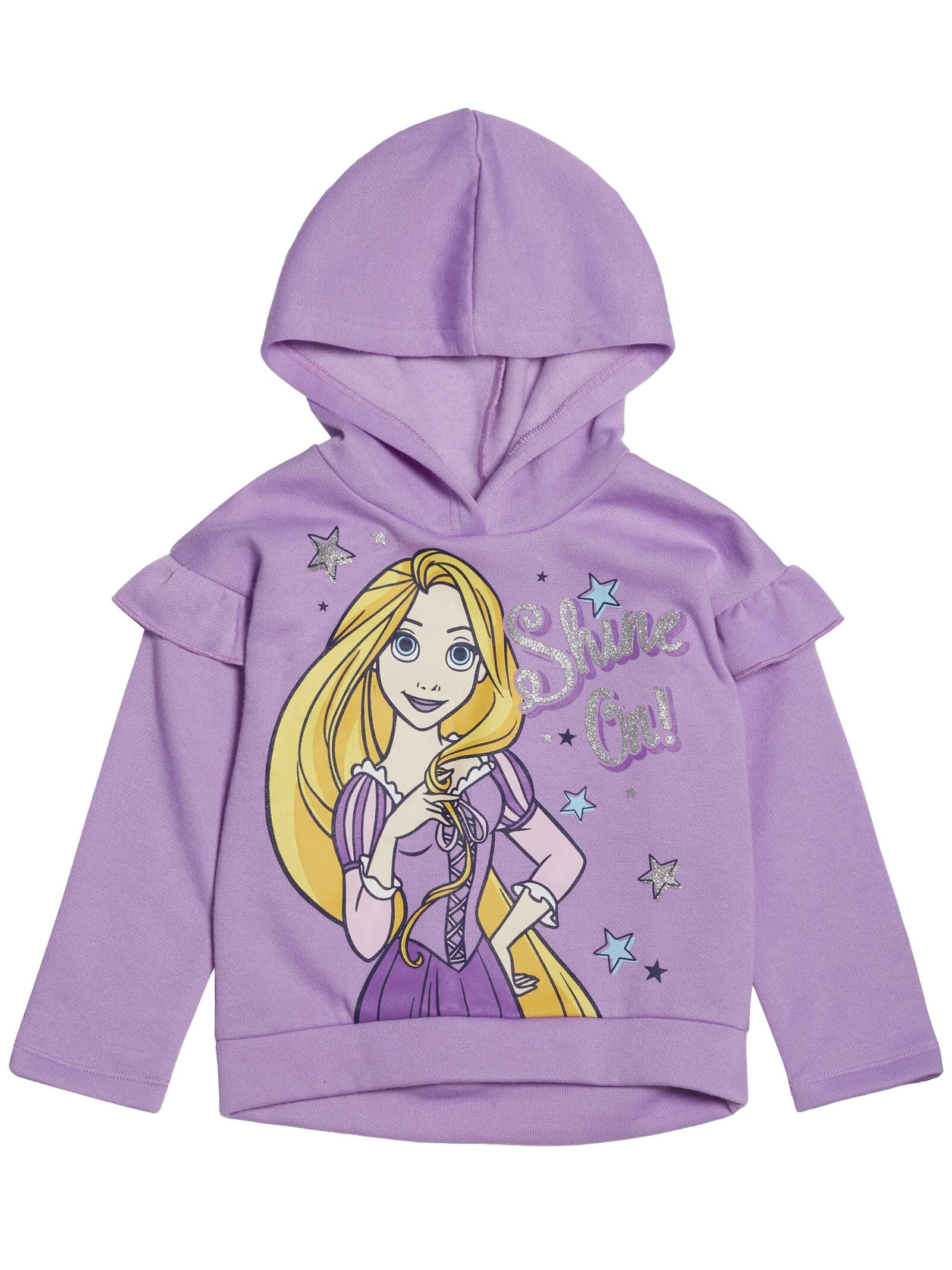 Disney Princess Rapunzel Toddler Girls Fleece Hoodie and Leggings Outfit Set 3T