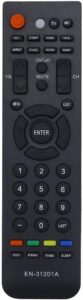 en-31201a replacement tv remote control for hisense television (en31201a / 1068451)