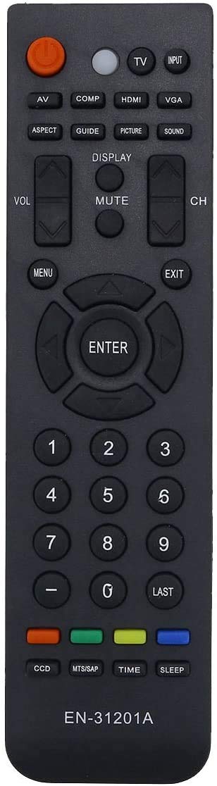 EN-31201A Replacement TV Remote Control for Hisense Television (EN31201A / 1068451)