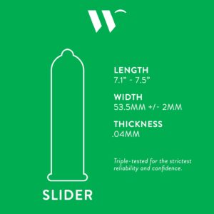 WINK Slider Condoms, 24 count