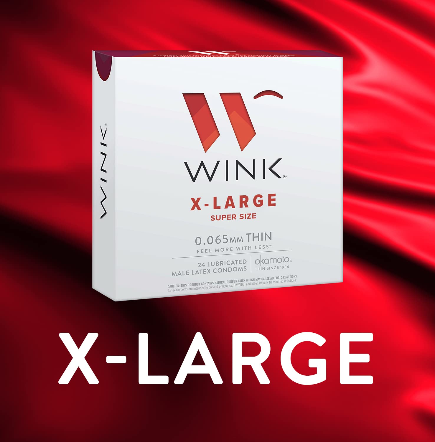 WINK X-Large Condoms, 24 count