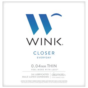 wink closer condoms, 24 count