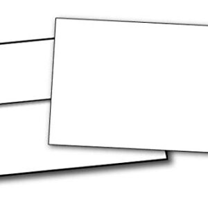 Desktop Publishing Supplies 4" x 6" Heavyweight Blank White Greeting Card Sets (20 Cards & Envelopes)