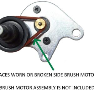 Neato Botvac Compatible Side Brush Drive Belt O Ring Replacement Kit with 3 Belts and Tools for Easy Replacement