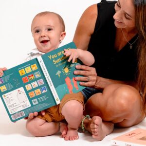 Cali's Books You are my Sunshine Nursery Rhymes - Interactive Sound Books for 1 year old, Perfect Musical Toys & Musical Books for Toddlers 1-3, Safe & Durable Book for 2 year old