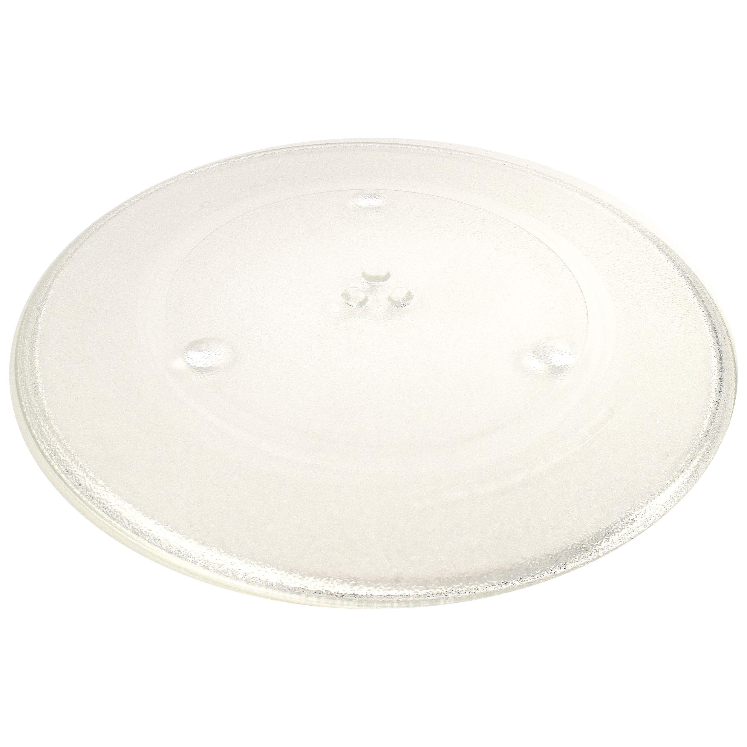 HQRP 13 1/2" Glass Turntable Tray compatible with Panasonic F06015Q00AP 30QBP4119 TJF06015Q00AP NN-G463MF NN-G464WF NN-S443BF NN-SA651S NN-SD691S Microwave Oven Cooking Plate 13.5-inch 340mm