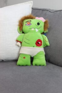 toy vault baby zombie plush, my first zombie stuffed doll for zombie apocalypse fans young and old!