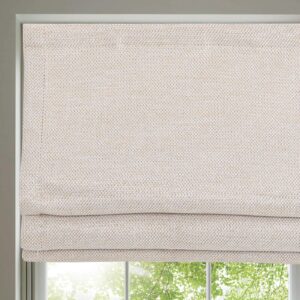 artdix cordless roman shades blinds window shades, beige blackout solid fabric custom roman shades for windows, doors, farmhouse, kitchen