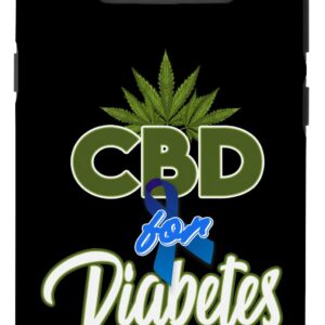 Galaxy S8 CBD For Diabetes Cannabis Hemp Oil Diabetics Awareness Gift Case