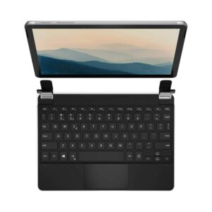 brydge 10.5 go+ wireless keyboard with precision touchpad compatible with microsoft surface go 1 & 2, designed for surface (silver)