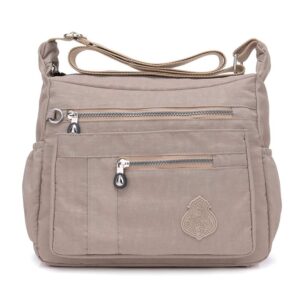 mintegra crossbody bag for women nylon waterproof shoulder purse messenger bag lightweight pocketbooks