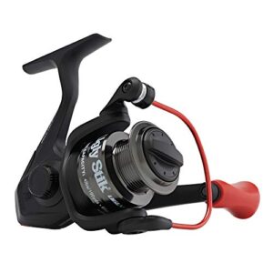 ugly stik ugly tuff spinning spinning reel, size 30, 5 stainless steel ball bearing system, oil felt front drag drag, max of 18lb | 8.1kg, black