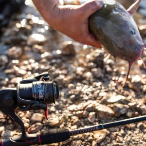 Ugly Stik Ugly Tuff Spinning Spinning Reel, Size 60, 5 Stainless Steel Ball Bearing System, Oil Felt Front Drag Drag, Max of 24lb | 10.8kg,Black