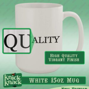 Knick Knack Gifts #officiant - 15oz Ceramic White Coffee Mug, White