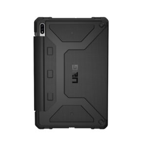 URBAN ARMOR GEAR UAG Designed for Samsung Galaxy Tab S7 Case, 11-inch, Metropolis Folio Slim Heavy-Duty Tough Multi-Viewing Angles Stand Military Drop Tested Rugged Protective Cover, Black