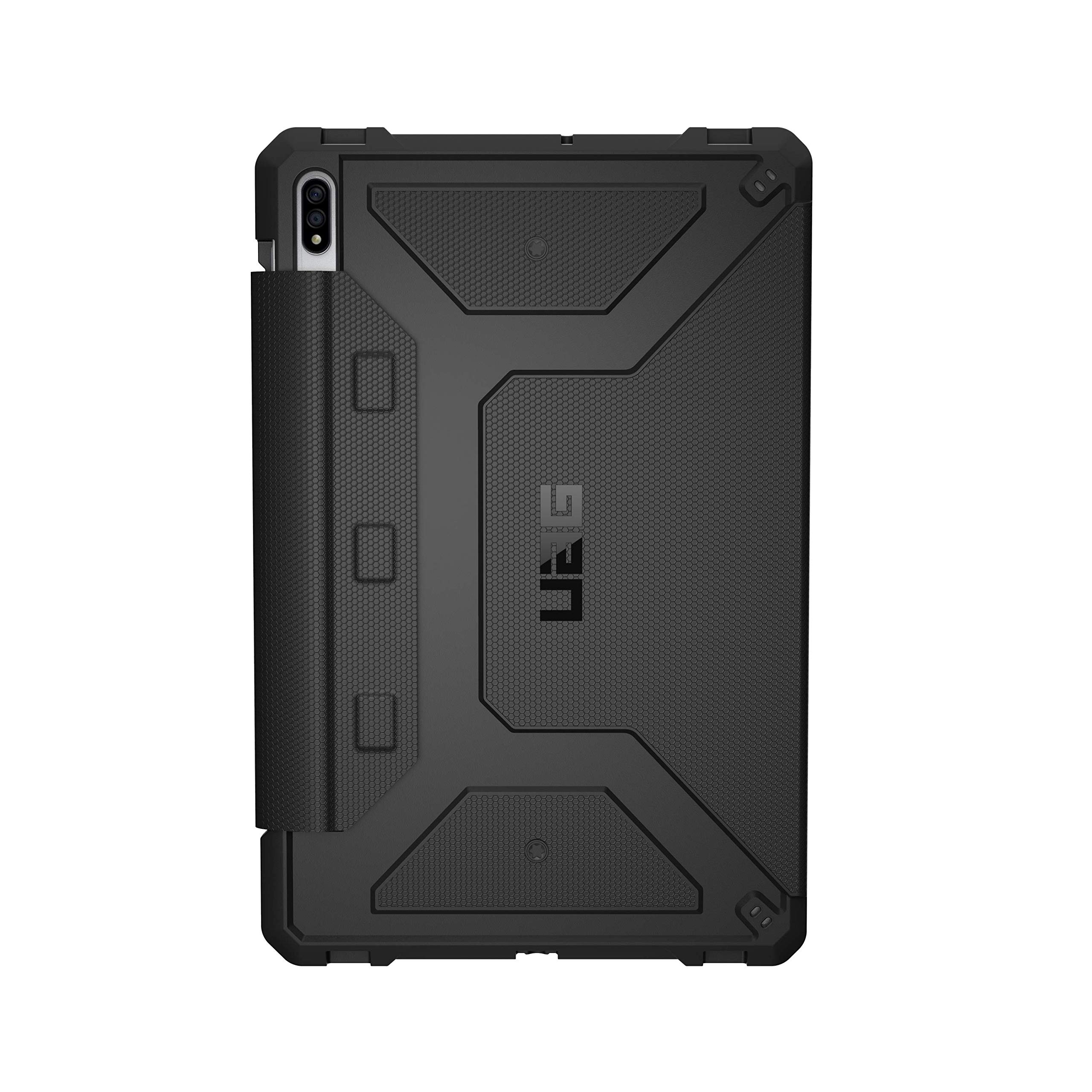 URBAN ARMOR GEAR UAG Designed for Samsung Galaxy Tab S7 Case, 11-inch, Metropolis Folio Slim Heavy-Duty Tough Multi-Viewing Angles Stand Military Drop Tested Rugged Protective Cover, Black