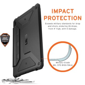 URBAN ARMOR GEAR UAG Designed for Samsung Galaxy Tab S7 Plus Case, 12.4-inch, Metropolis Folio Slim Heavy-Duty Tough Multi-Viewing Angles Stand Military Drop Tested Rugged Protective Cover, Black