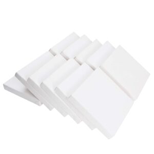 CertBuy Stretched Canvas 6 x 6 inch, 24 Pack 100% Cotton Blank Canvas Board for Painting, Acrylic Paint, Oil Paint and Wet Art Media