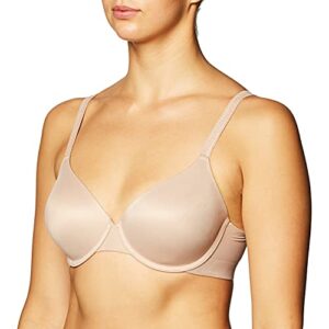 calvin klein women's liquid touch lightly lined perfect coverage bra, honey almond, 34b