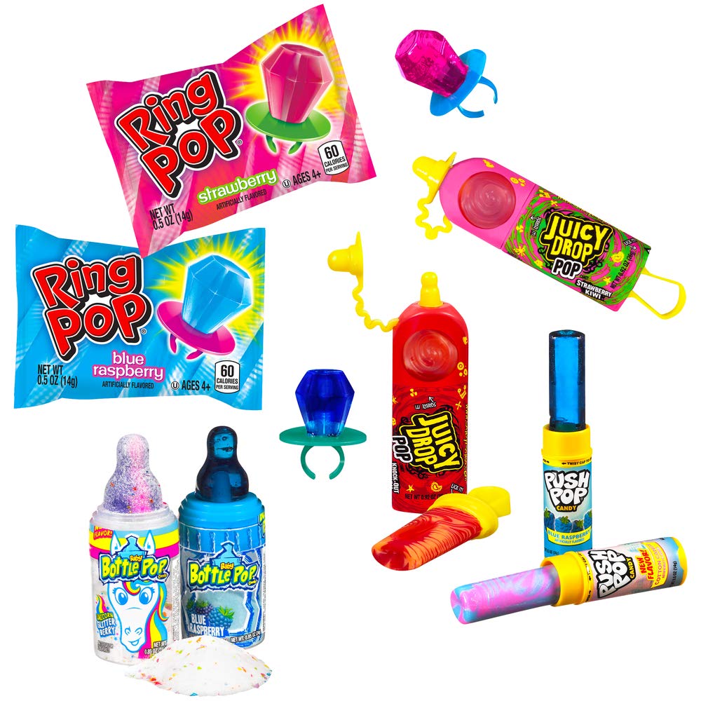 Push Pop and Holiday Candy Variety Pack Bulk Lollipops