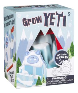 toysmith hatchin' grow yeti, just add water, fun diy kit, 6913 small