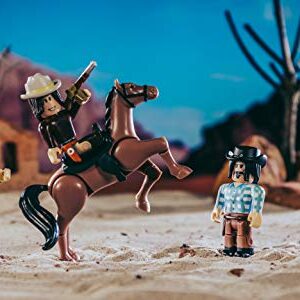 Roblox Action Collection - The Wild West Five Figure Pack [Includes Exclusive Virtual Item]