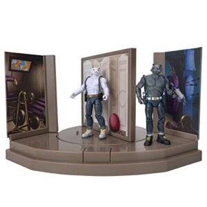 fortnite meowscles agent’s room featured playset with two 4-inch articulated figures plus weapons and accessories