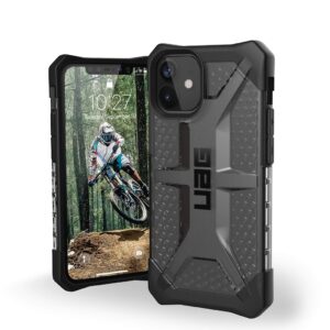 urban armor gear uag designed for iphone 12 mini 5g [5.4-inch screen] rugged lightweight slim shockproof transparent plasma protective cover, ice