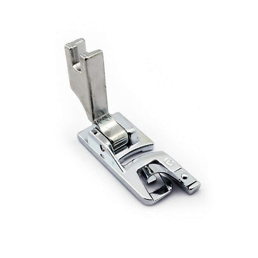 DREAMSTITCH P60002 High Shank 1/4 inch (6mm) Rolled Hemmer Presser Foot for Babylock, Brother, Janome, Juki, Kenmore, Necchi, Pfaff, Singer, Viking Sewing Machine