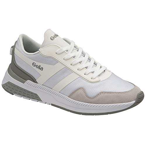 Gola Men's Road Running Shoe, White Grey, 9