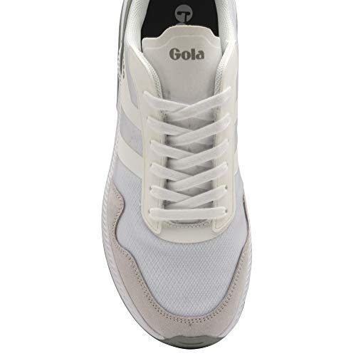 Gola Men's Road Running Shoe, White Grey, 9