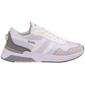 Gola Men's Road Running Shoe, White Grey, 9