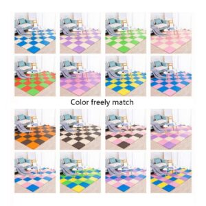 ALGFree Infant Crawling Mat, Interlocking Foam Floor Mat Safe Soft Durable Kindergarten Bedside Stitching Mat, 30x30x1cm/1.2cm/2.5cm (Color : Purple, Size : 30x30x1cm 16pcs)