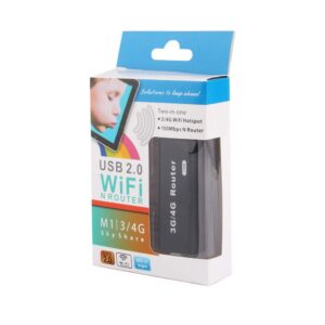 fosa1 Mini WiFi Router, 3G / 4G USB Network Adapter, WLAN Hotspot, RJ45, Micro USB, for Most WiFi Devices