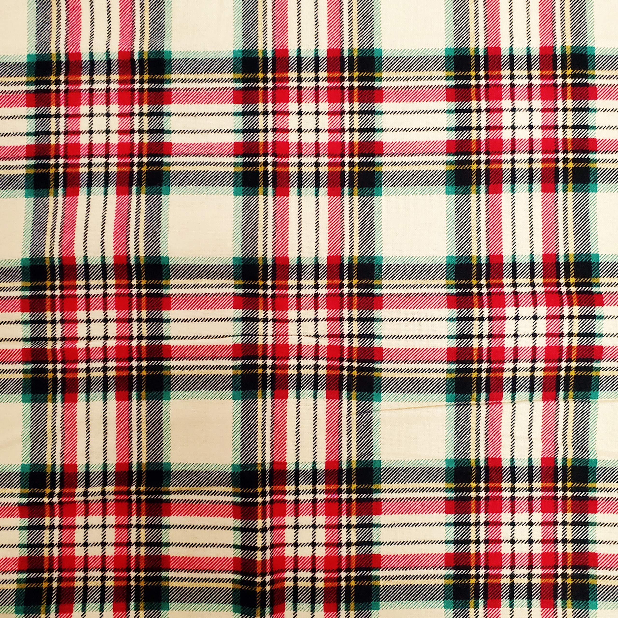 Plaid Flannel Fat Quarter Cotton Fabric