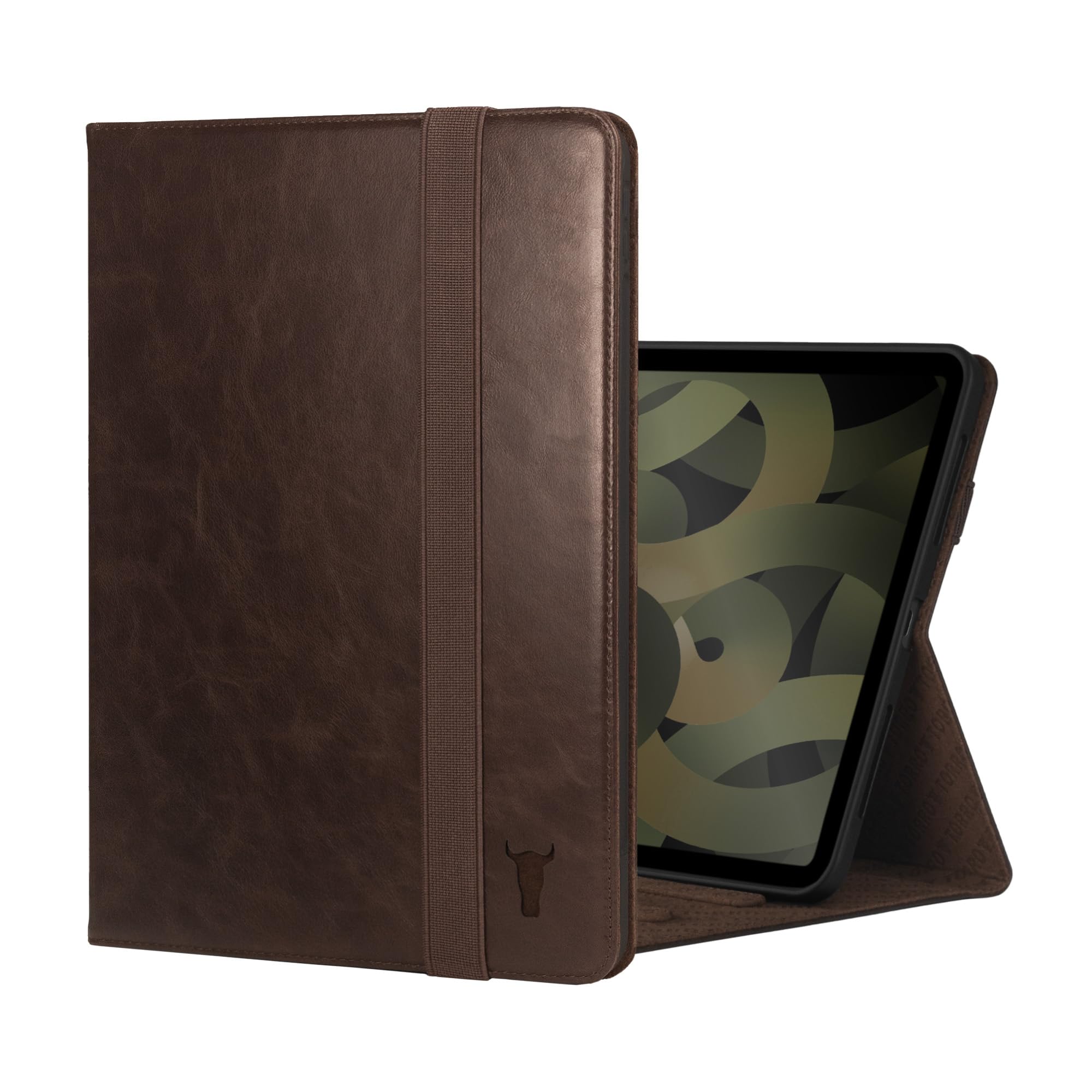 TORRO Case Compatible with iPad Air 6/5 / 4 – Premium Leather iPad Air 2024 (M2) / 2022/2020 Cover with Stand Function, Apple Pencil Connectivity and Wake Sleep Function (Dark Brown)