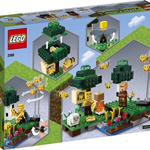 LEGO Minecraft The Bee Farm 21165 Minecraft Building Action Toy with a Beekeeper, Plus Cool Bee and Sheep Figures, New 2021 (238 Pieces),Multicolor