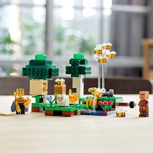 LEGO Minecraft The Bee Farm 21165 Minecraft Building Action Toy with a Beekeeper, Plus Cool Bee and Sheep Figures, New 2021 (238 Pieces),Multicolor