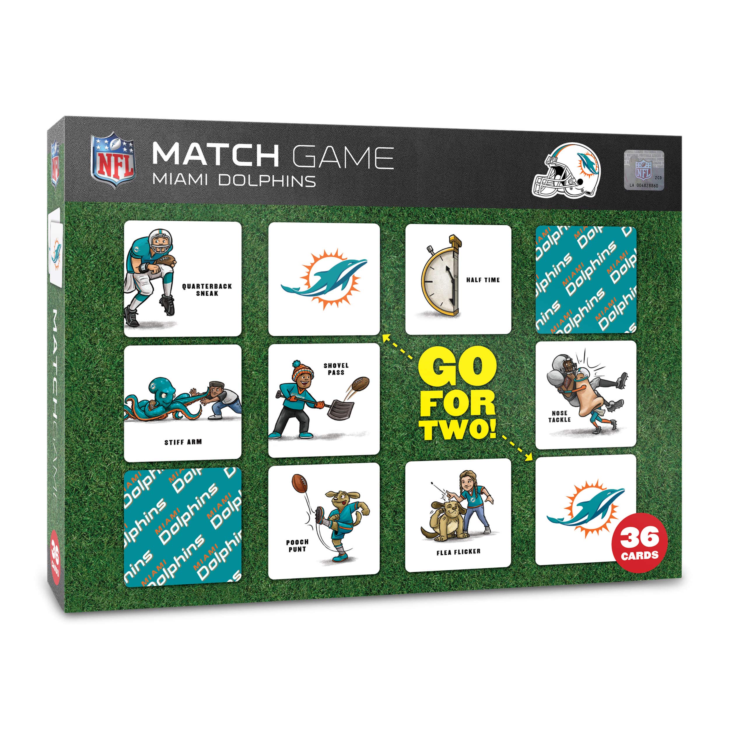 YouTheFan Memory Match YouTheFan NFL Memory Match Game, Team Colors, Medium US