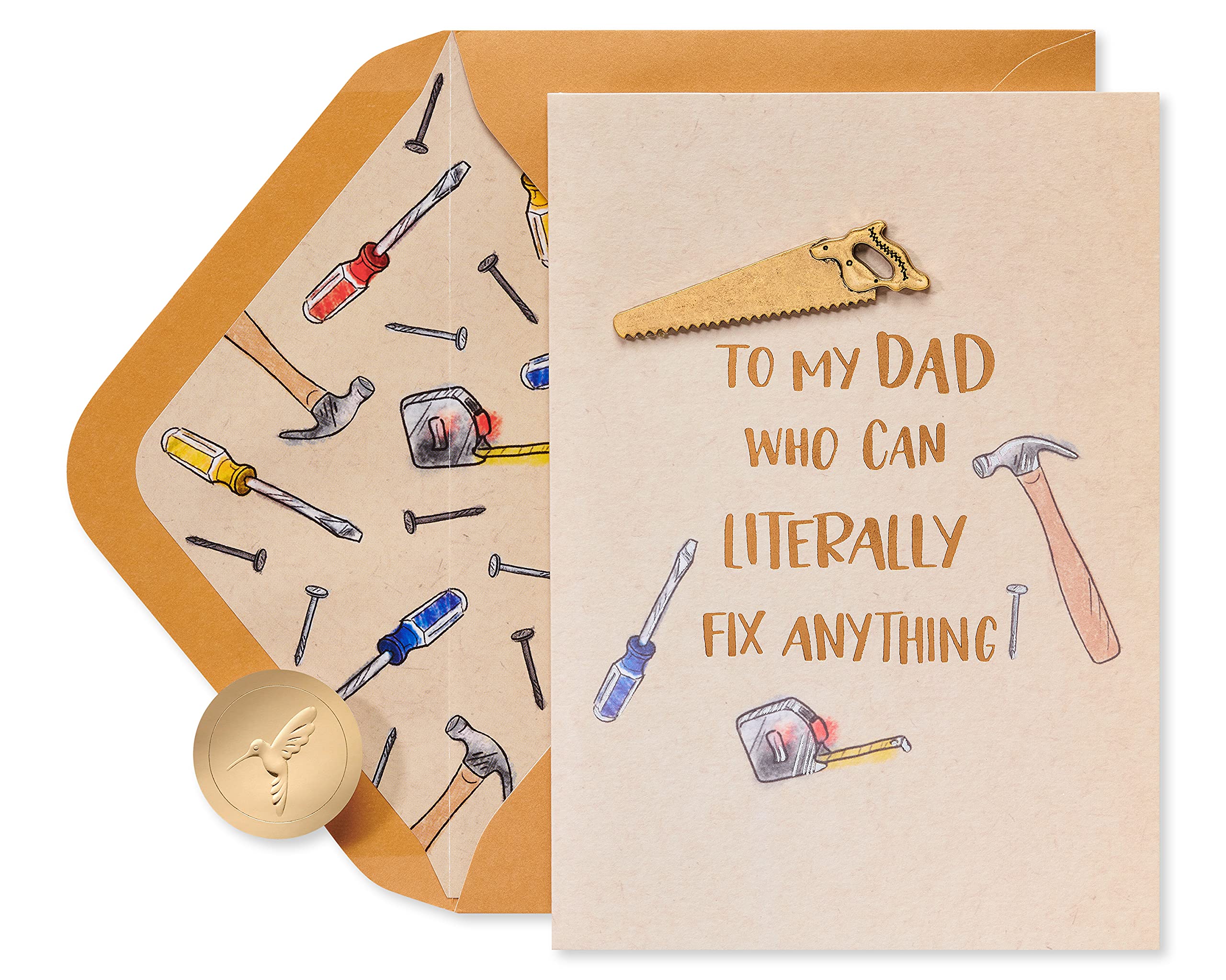 Papyrus Funny Birthday Card for Dad (Broke Everything)