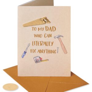 Papyrus Funny Birthday Card for Dad (Broke Everything)