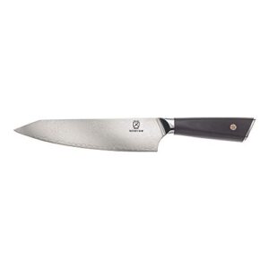 mercer culinary premium grade super steel, 8-inch chef's knife, g10 handle