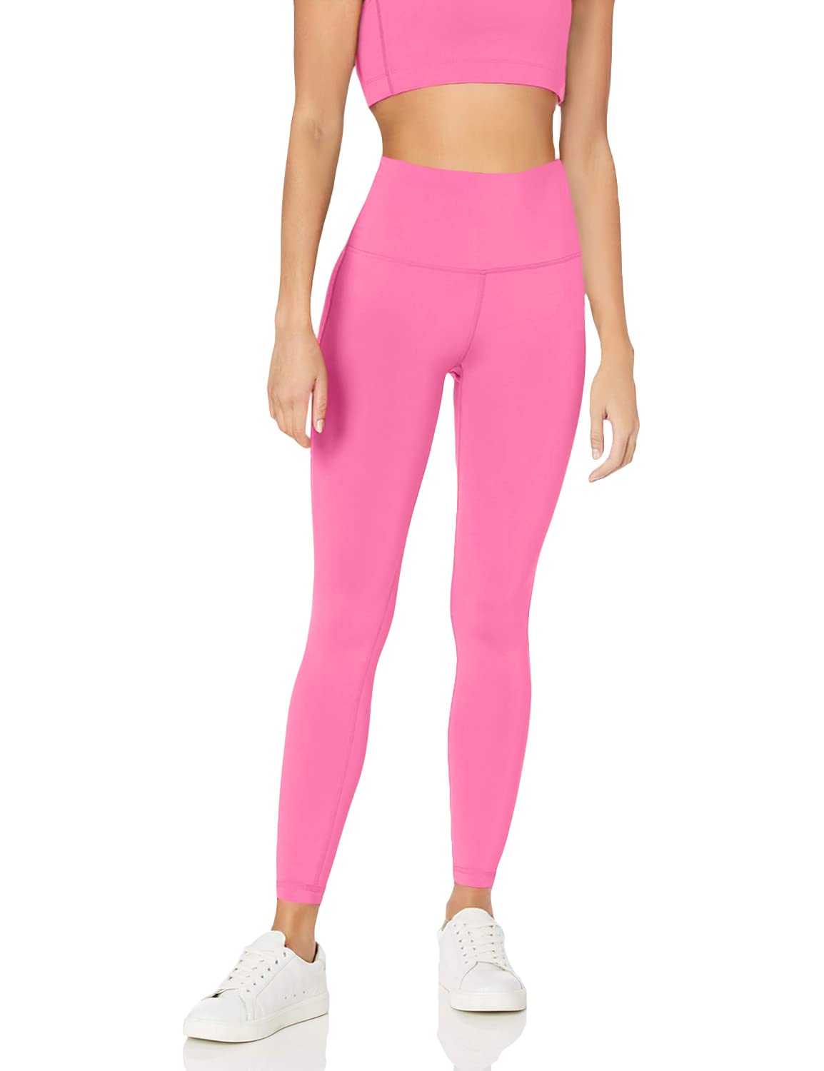 Amazon Essentials Women's Active Sculpt High-Rise Full-Length Legging (Available in Plus Size), Bright Pink, Medium