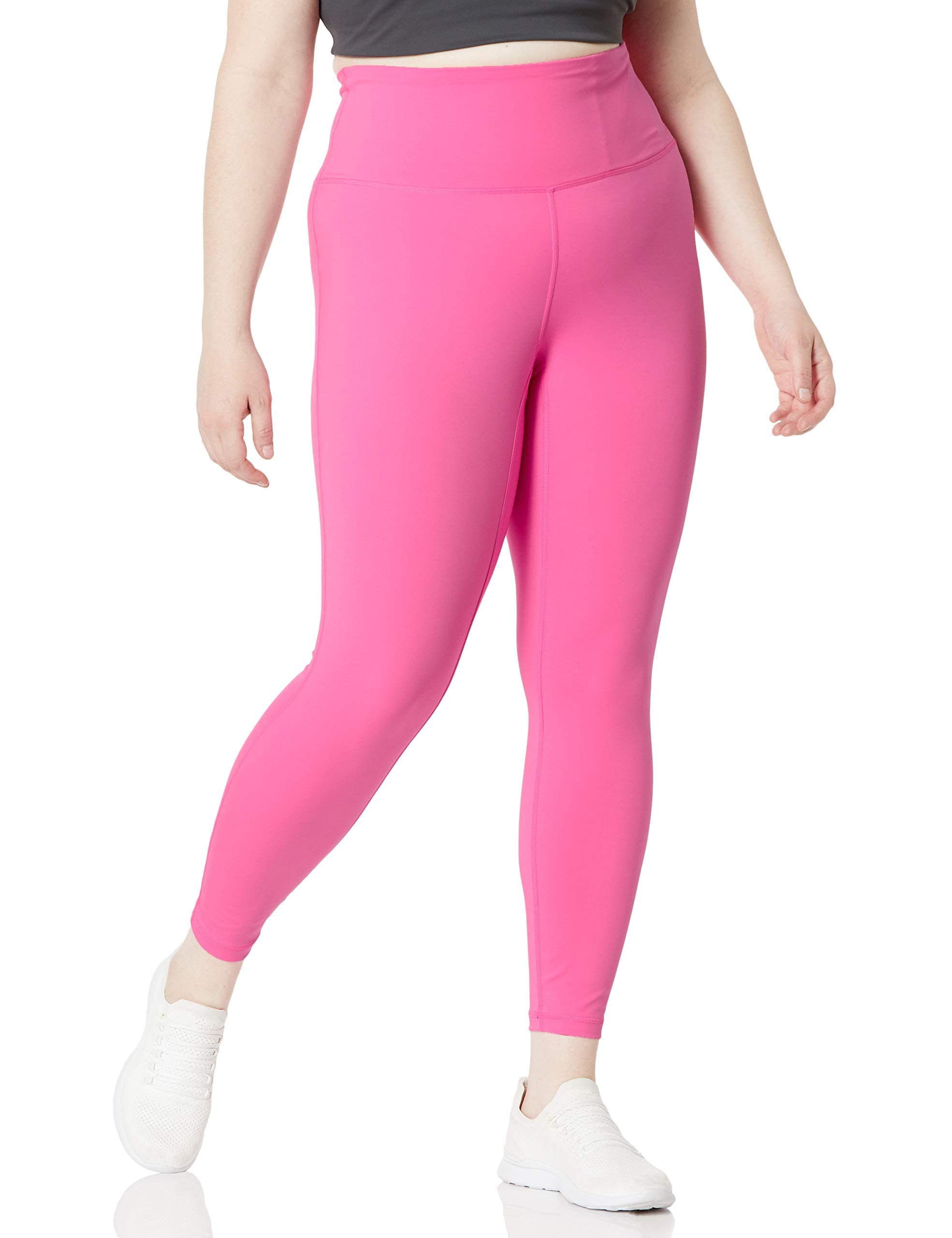 Amazon Essentials Women's Active Sculpt High-Rise Full-Length Legging (Available in Plus Size), Bright Pink, Medium