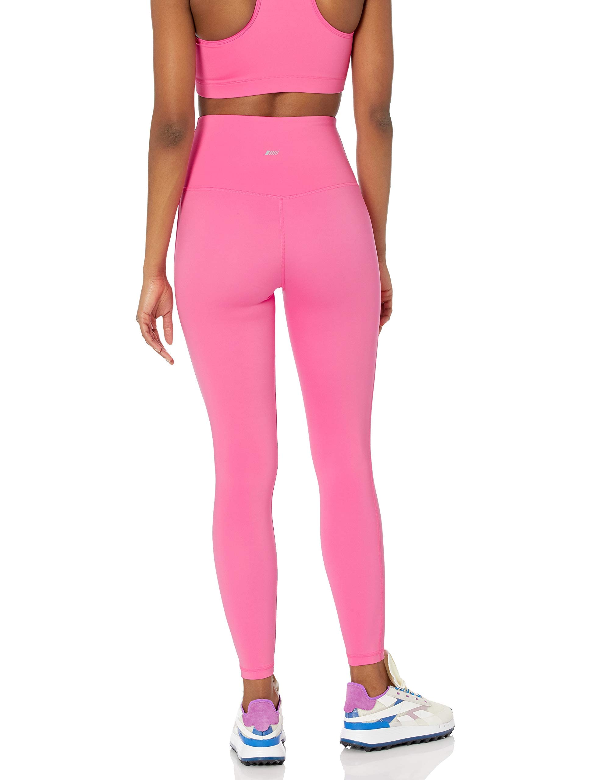 Amazon Essentials Women's Active Sculpt High-Rise Full-Length Legging (Available in Plus Size), Bright Pink, Medium